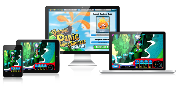 Volcanic Panic Reading Success Online | Keyboarding / Typing Instruction