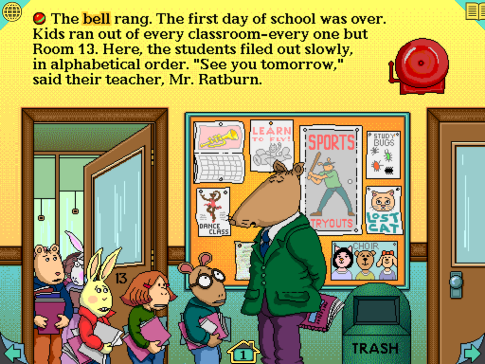 Arthur’s Teacher Trouble | Wanderful Interactive Storybooks