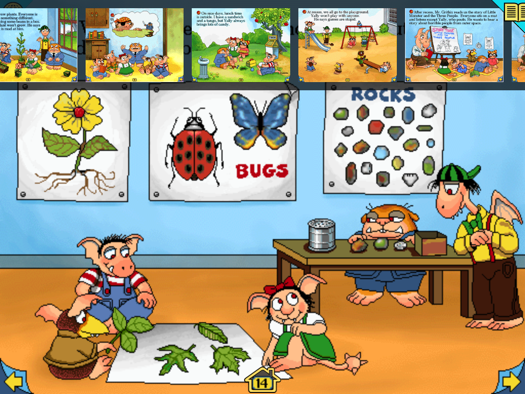 Little Monster at School | Wanderful Interactive Storybooks