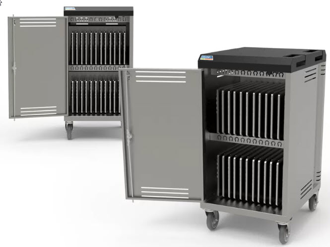 Spectrum Connect24 Cart w-Pre-Wire USB-C PD-Power Switch | Charging Carts