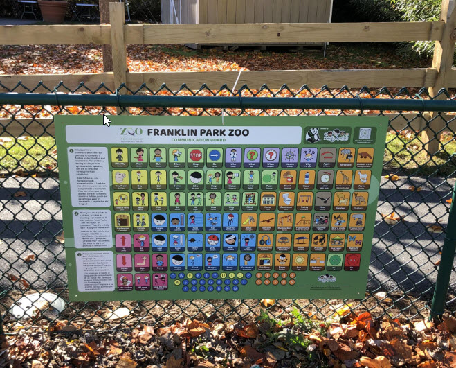 Zoo Playground Communication Board | SmartyEars